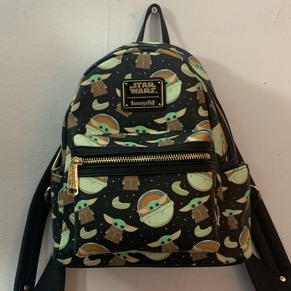 Loungefly | Bags | Loungefly Disney Starwars Baby Yoda Grogu Backpack ...